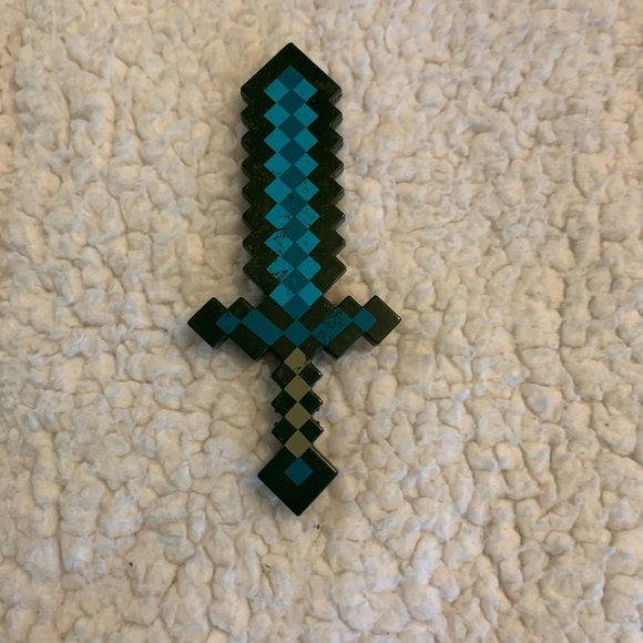 Minecraft | Toys | Minecraft Steve Figure 2 Blocks And Sword | Poshmark